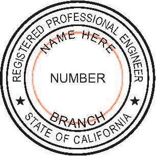 California Desk Top Engineer Seal Embosser | Notary Bonding