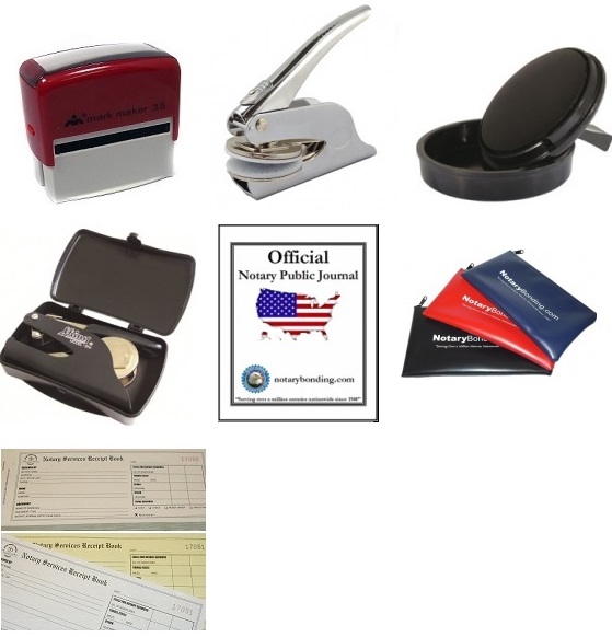 Virginia Notary 7 Item Equipment Bundle Notary Bonding