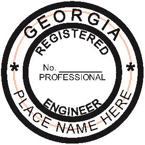 Georgia Hand Held Engineer Seal Embosser | Notary Bonding