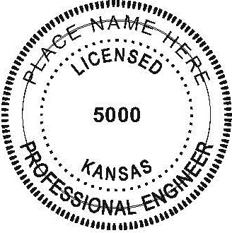 Kansas Desk Top Engineer Seal Embosser | Notary Bonding