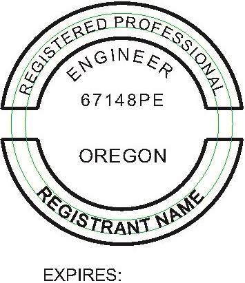 Oregon Hand Held Engineer Seal Embosser | Notary Bonding