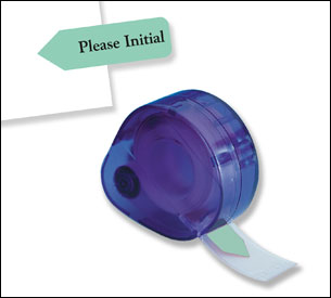 Please Initial - Self-Adhesive Page Flags | Notary Bonding