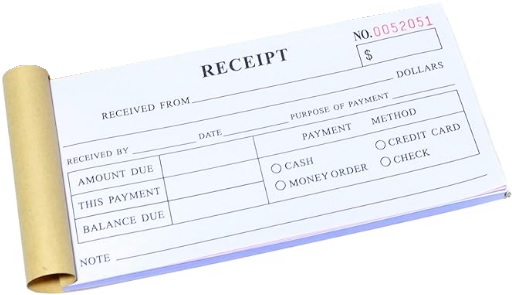 Receipt Book | Notary Bonding